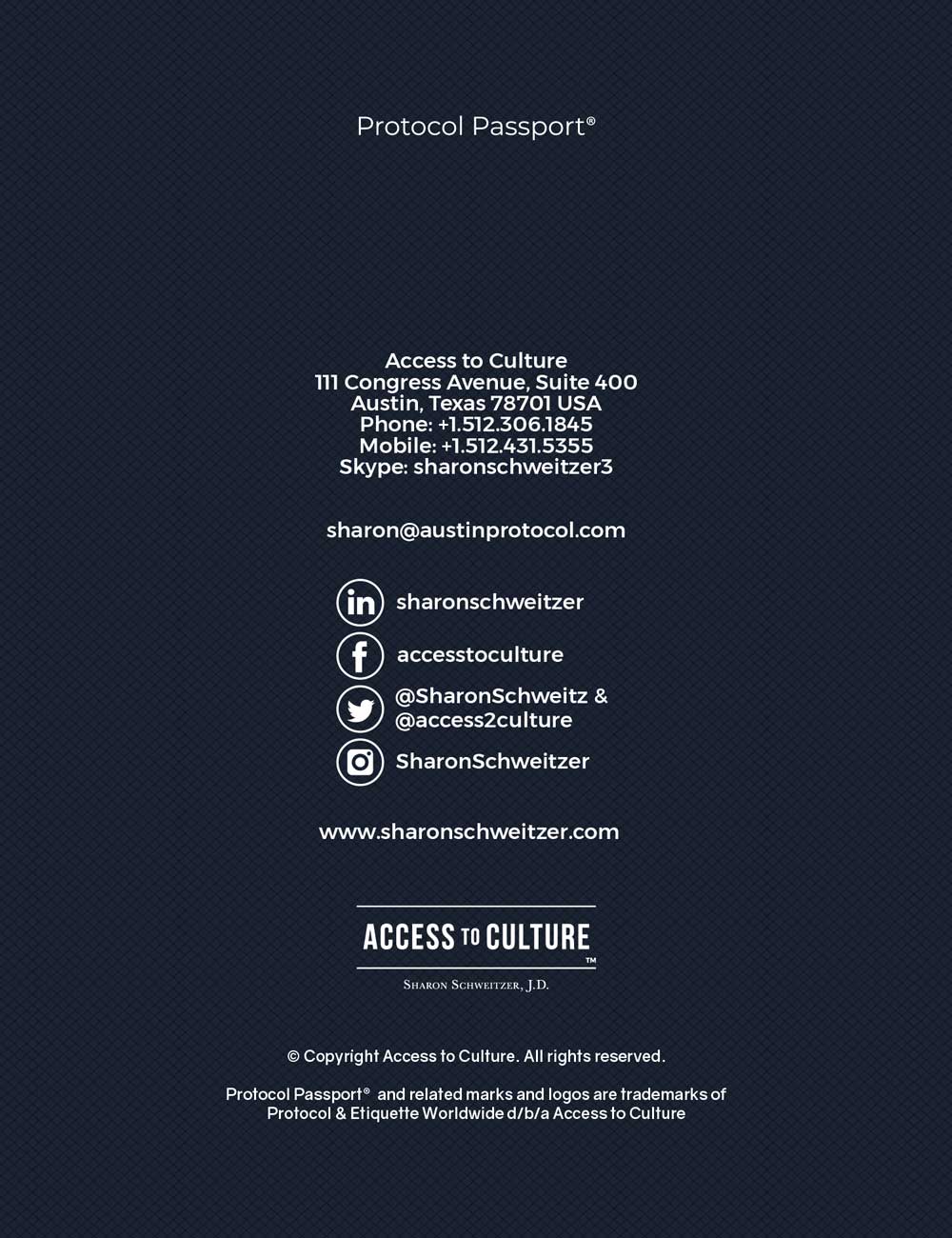 Access To Culture | Protocol Passport Design