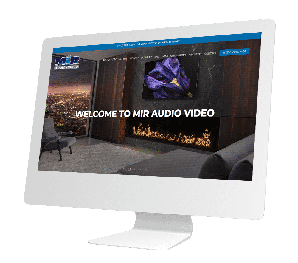 MIR Audio Video Website & Digital Marketing
