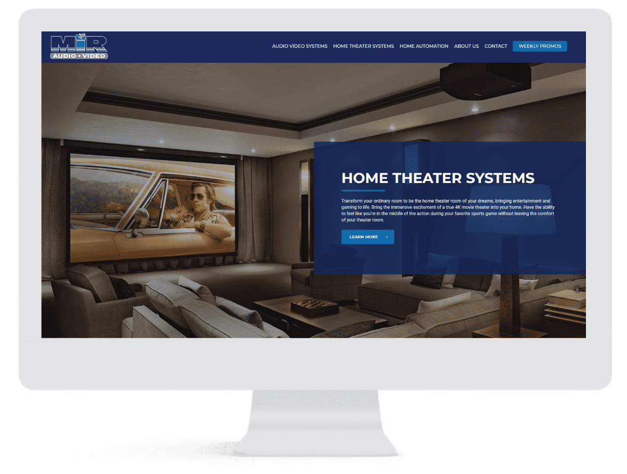 MIR Audio Video Website & Digital Marketing