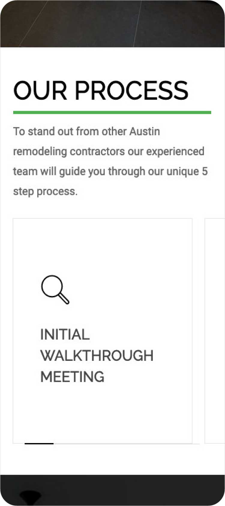 Renaissance Contracting Website Case Study | Living Proof Creative